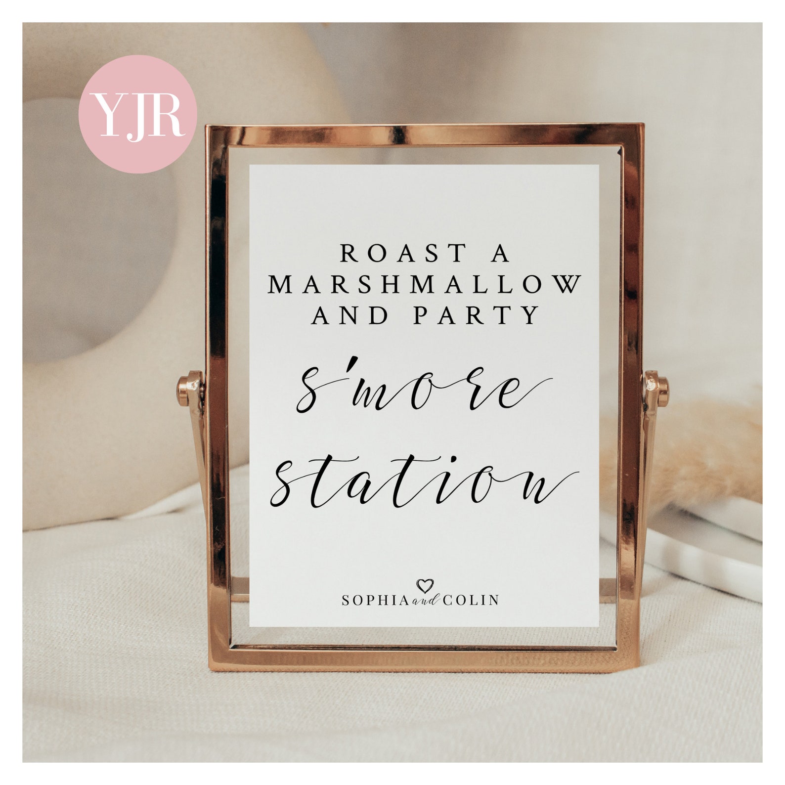 Smore Wedding Sign, Smore Bar Sign, S'more Station, S'more Wedding Sign ...