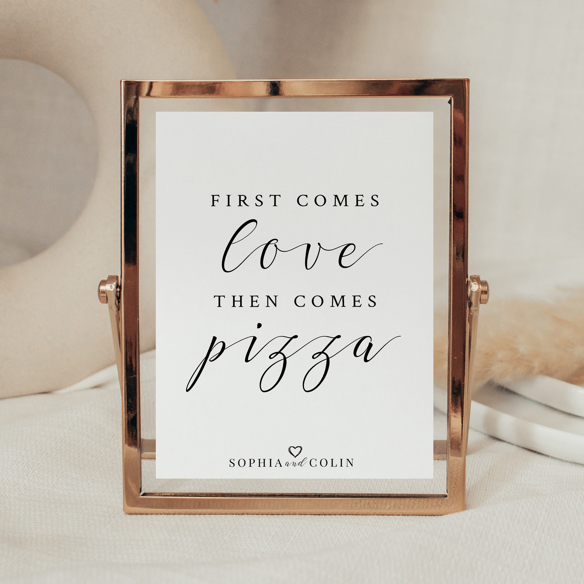 Pizza for Wedding Reception, Pizza Bar Sign, Wedding Pizza Sign, Pizza ...