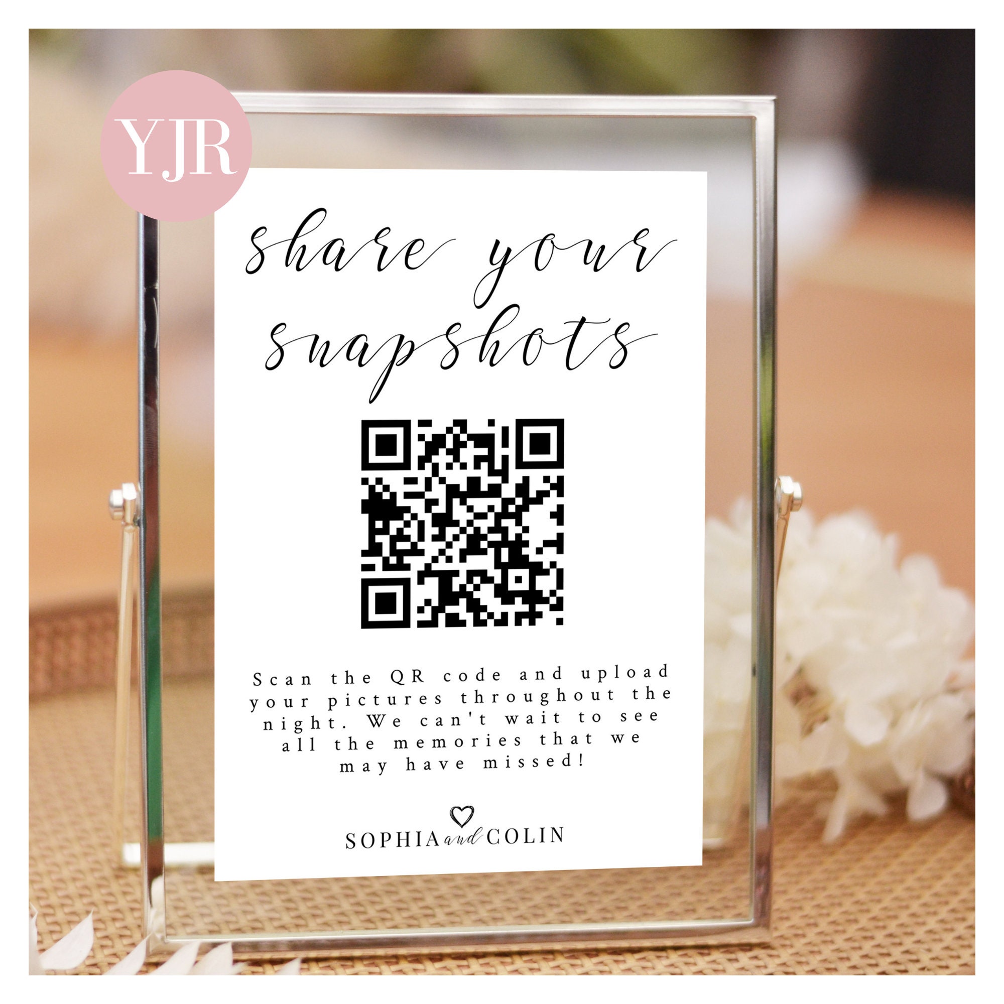 QR Code for Wedding Photos, Wedding Photo Sharing App, QR Code for ...