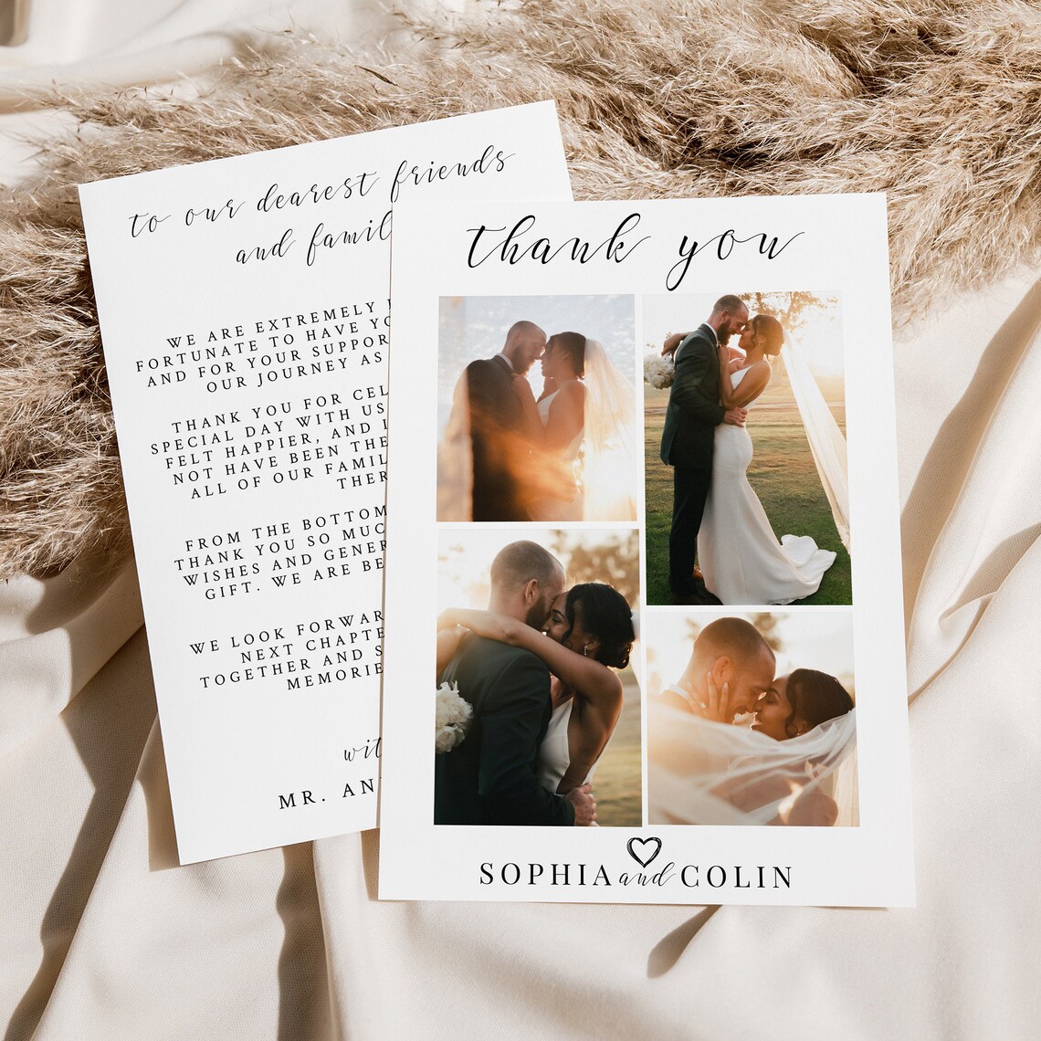 Thank You Letter After Wedding, Thank You Note After Wedding, Wedding ...