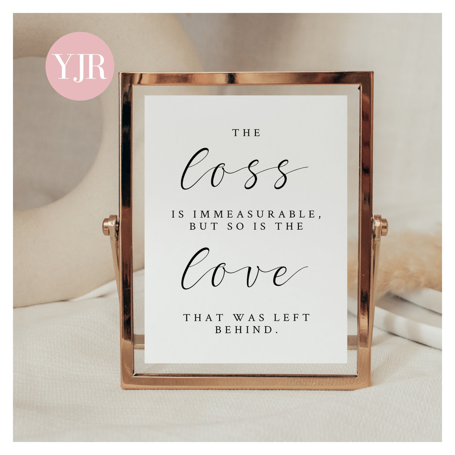 Simple Minimalist Wedding Memorial Sign Editable Template, Wedding ...