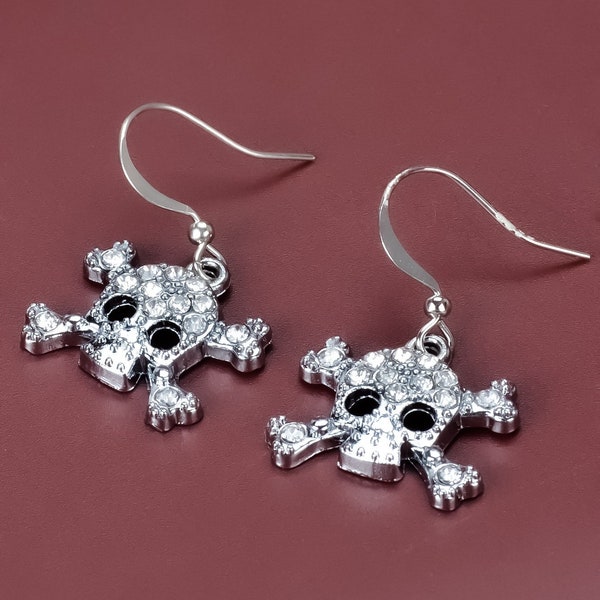 Skull Crossbones Emo - Etsy