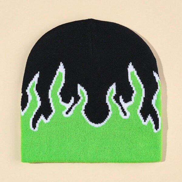 Y2k Flame Beanie - Etsy