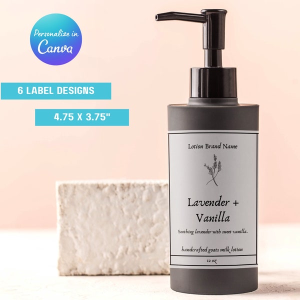 Lotion Labels - Etsy