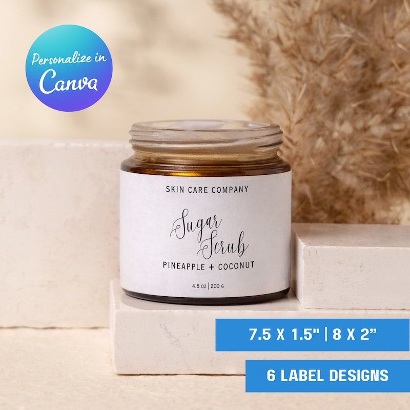 Sugar Scrub Label - Etsy