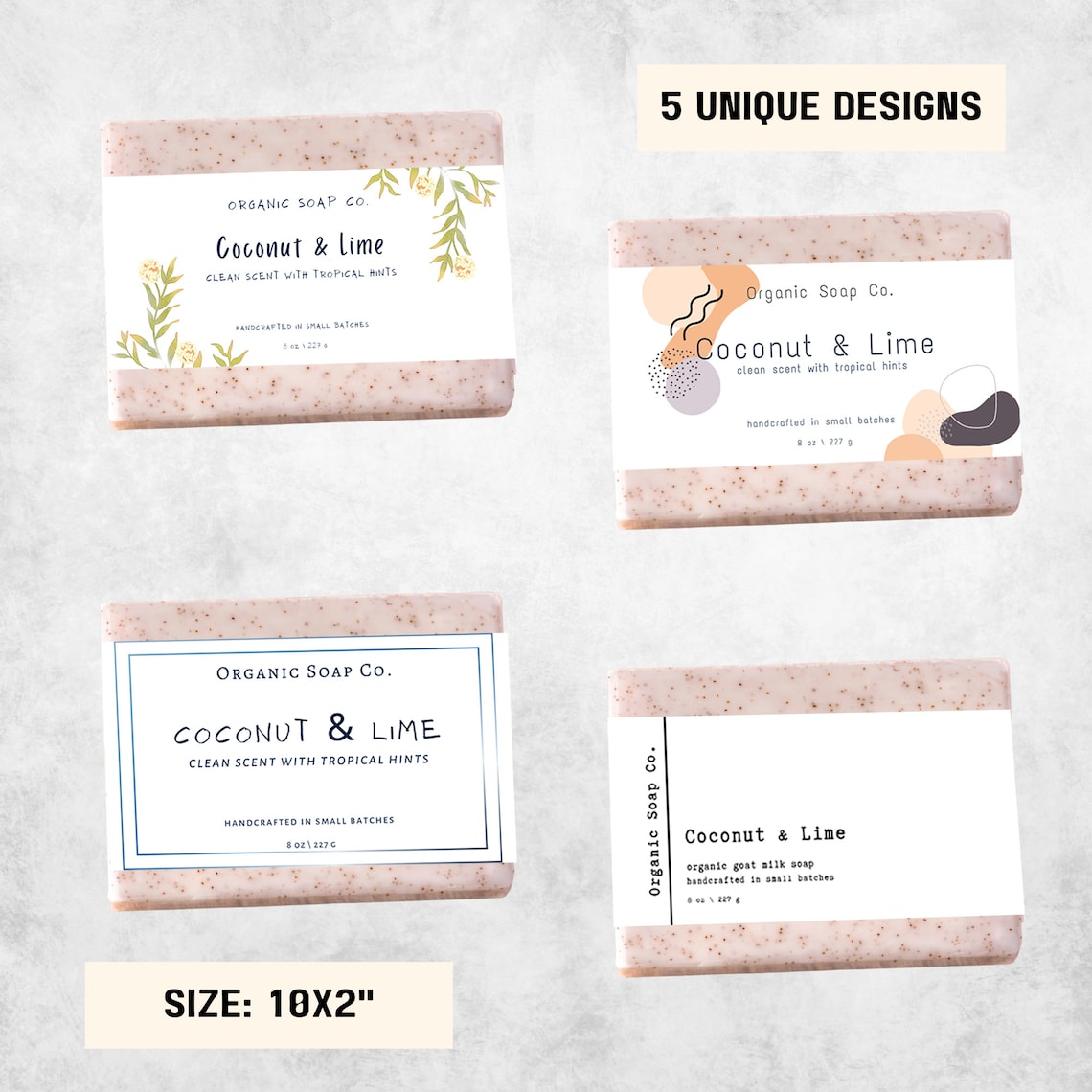 Soap Label Template DIY Soap Label Small Business Label Template Multi ...