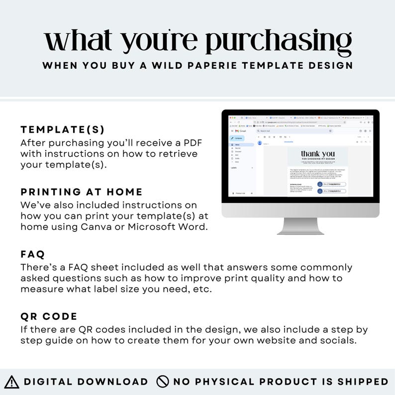 Editable Social Media QR Code Card Template Custom Socials Follow Us ...