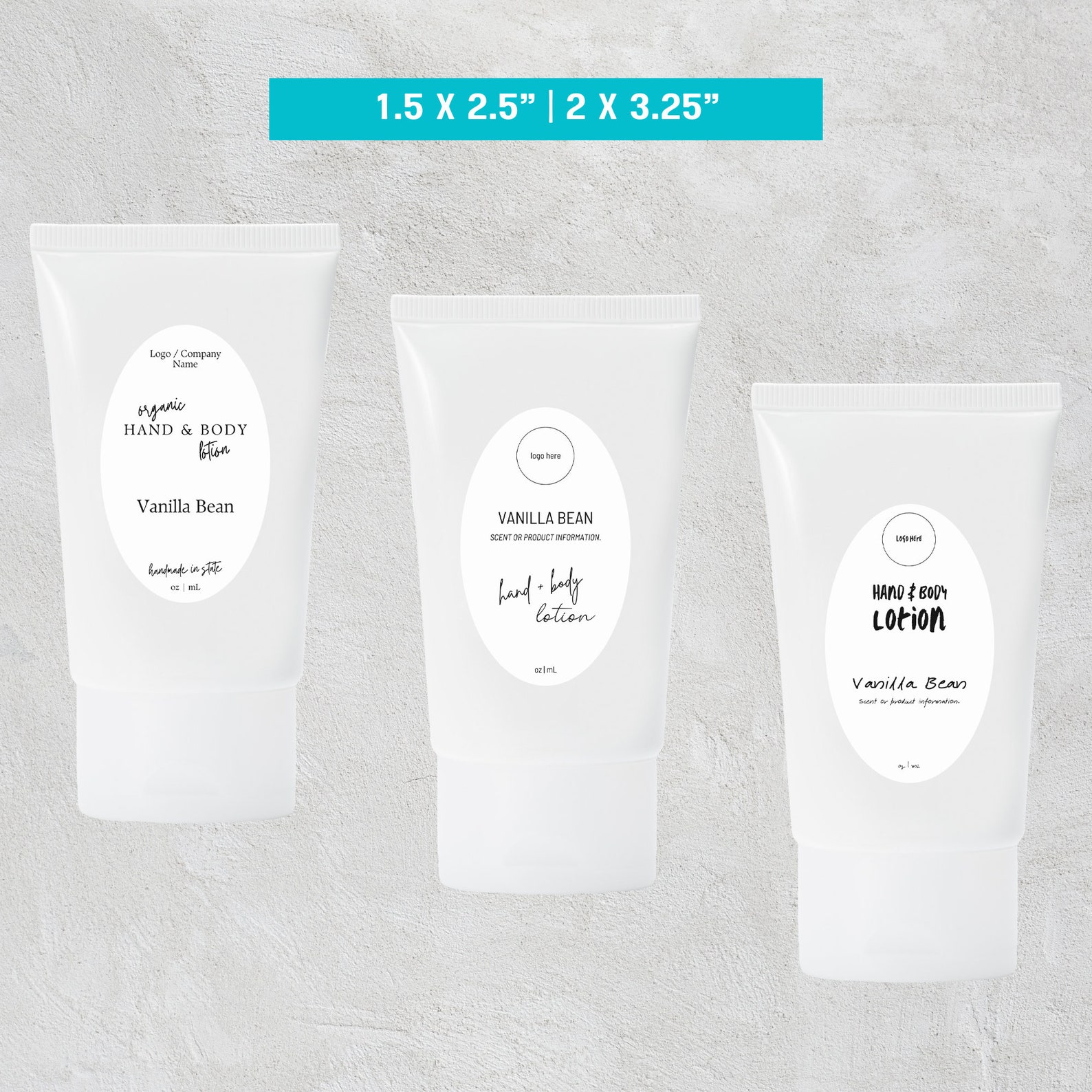 Oval Hand & Body Lotion Label Template Editable Oval Lotion Label ...