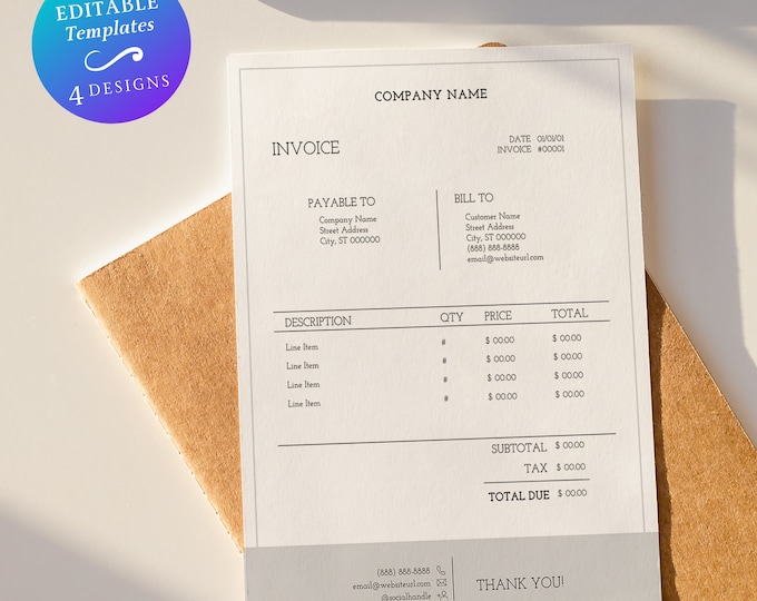 DIY Small Business Accounting Bundle Template Editable Accounting Ledger, Income Statement ...