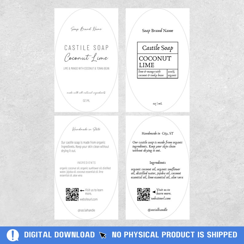 Oval Liquid Soap Bottle Label Template Editable Soap Bottle Label With ...