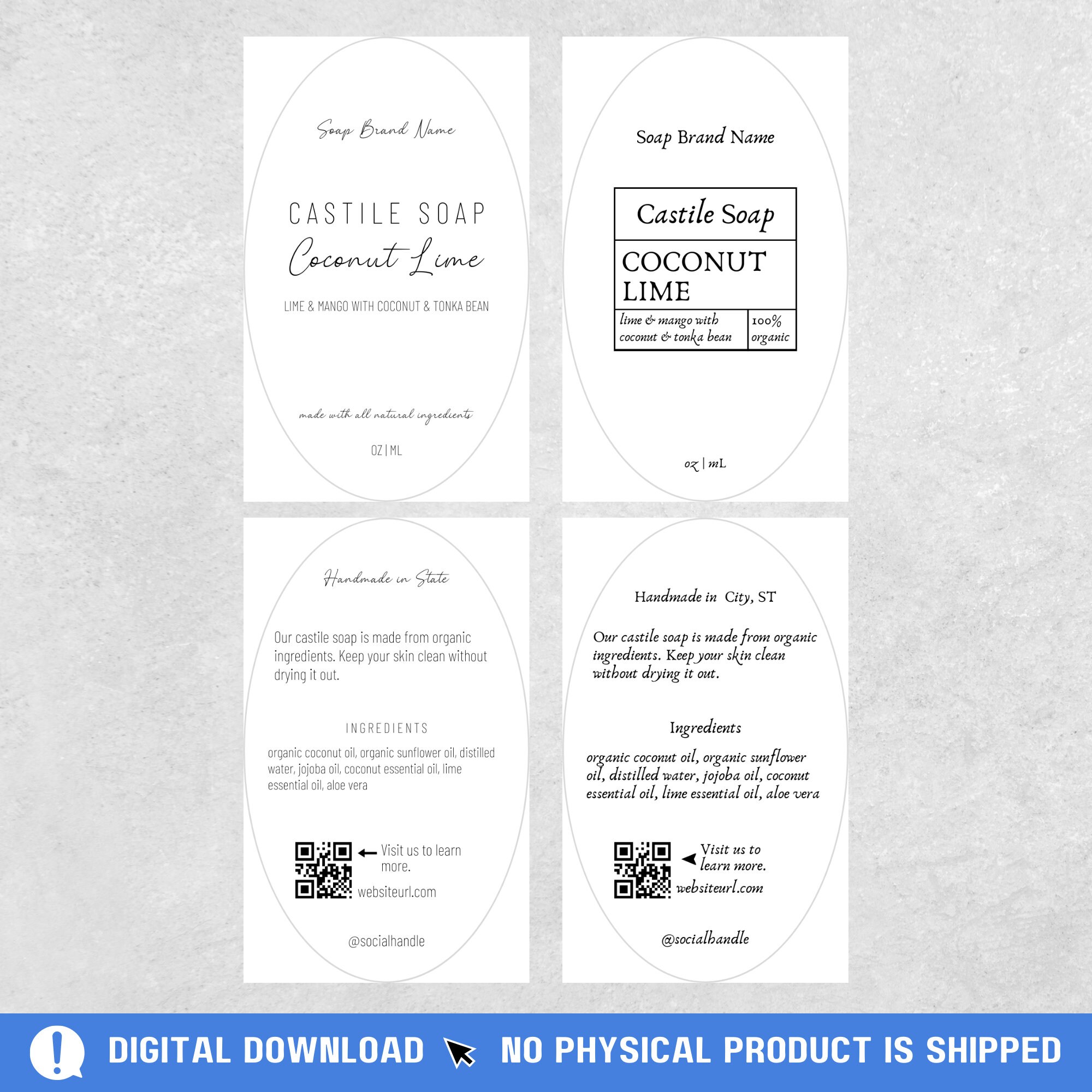 Oval Liquid Soap Bottle Label Template Editable Soap Bottle Label With ...