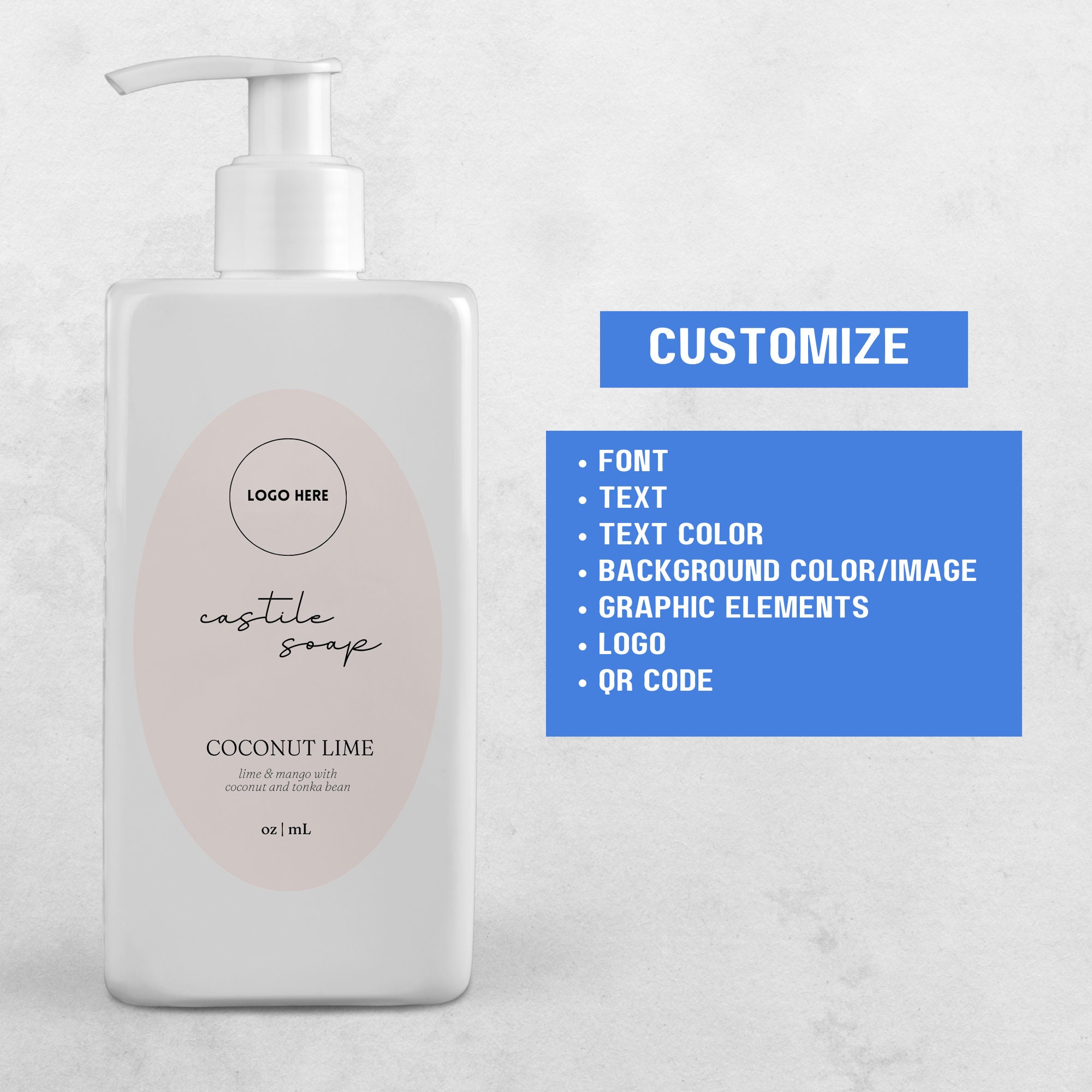 Oval Liquid Soap Bottle Label Template Editable Soap Bottle Label With ...