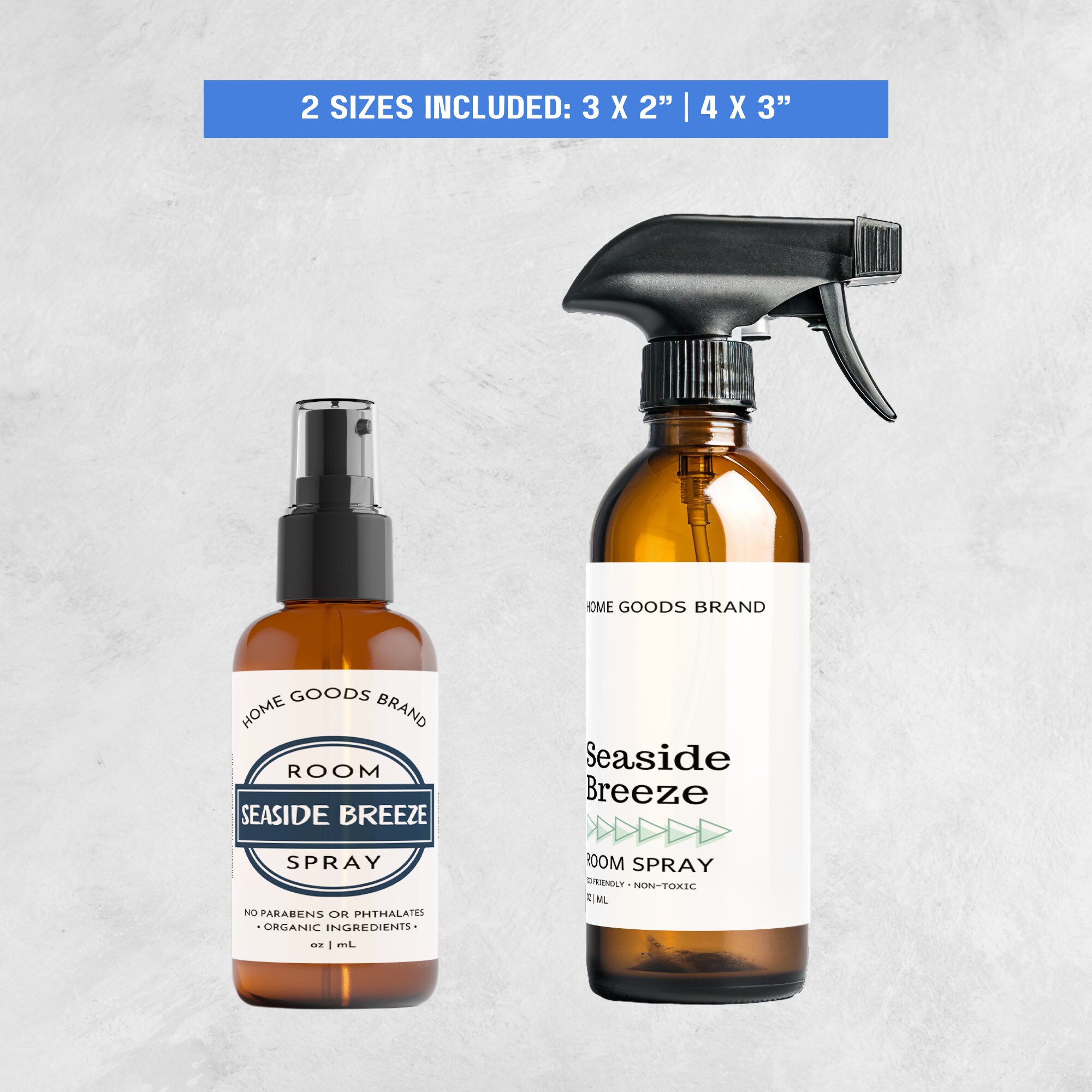 Room Deodorizer Spray Label Canva Template Editable Fragrance Spray ...