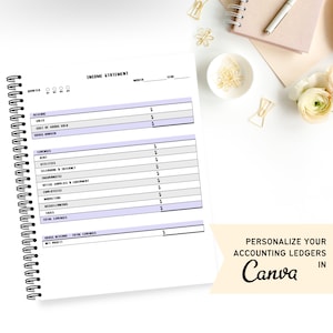 DIY Small Business Accounting Bundle Template Editable Accounting ...