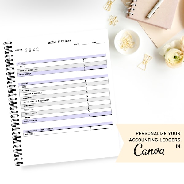 DIY Small Business Accounting Bundle Template Editable Accounting ...