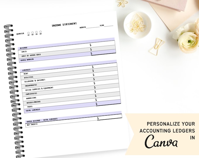 DIY Small Business Accounting Bundle Template Editable Accounting ...