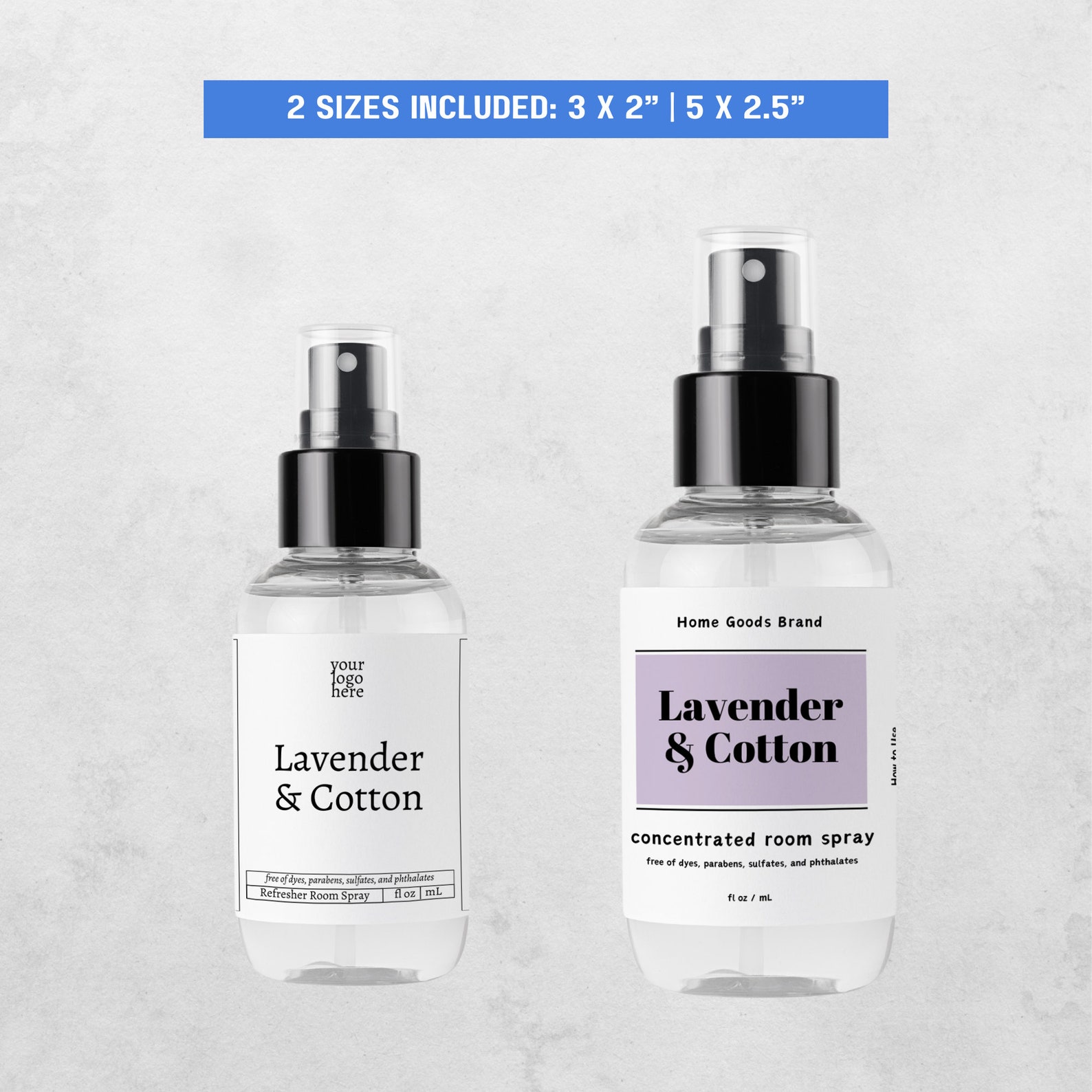 Room Refresher Spray Wrap Around Label Template Editable Canva Template ...