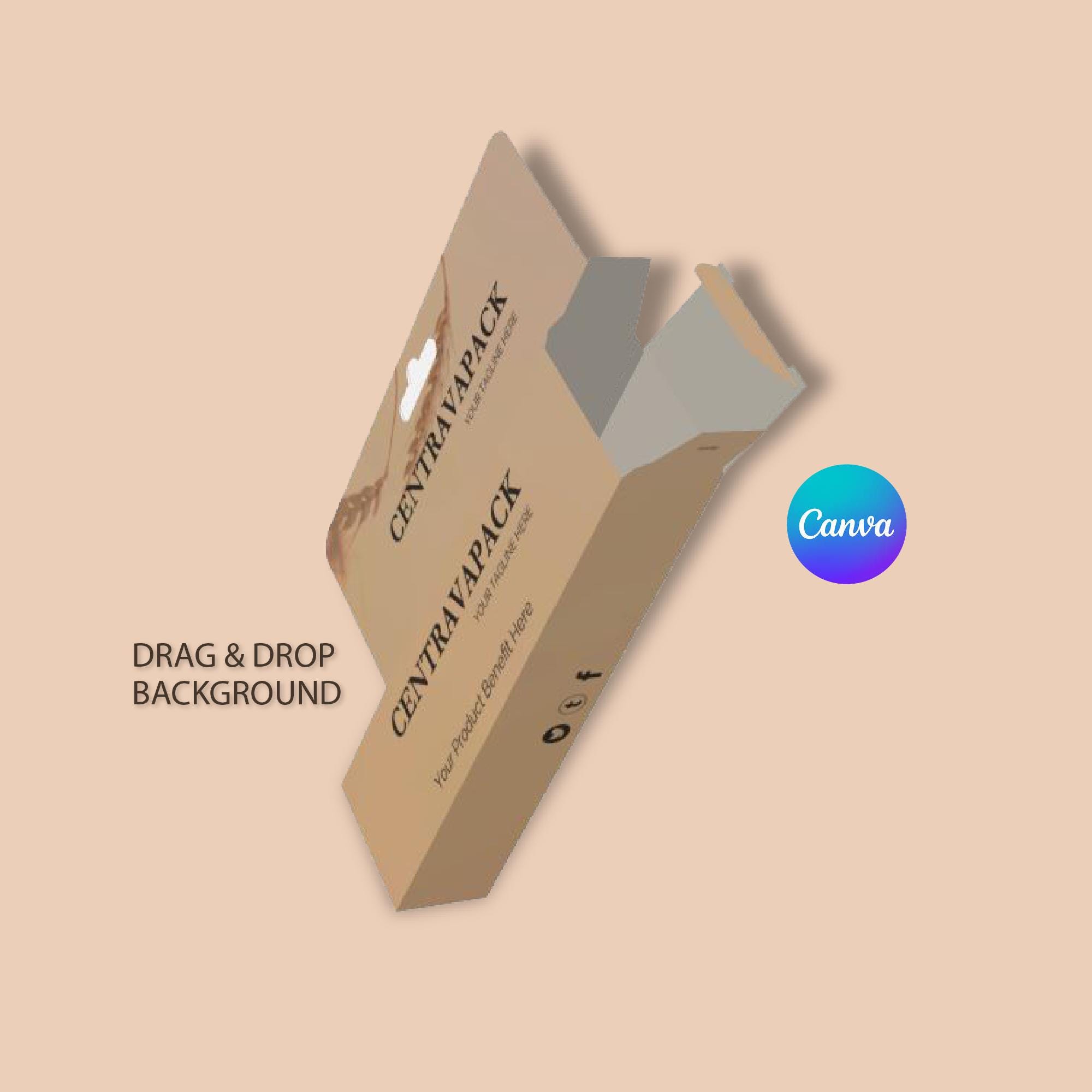 Premium Canva Packaging Box Template – Editable, Full Bleed, + Bonus ...