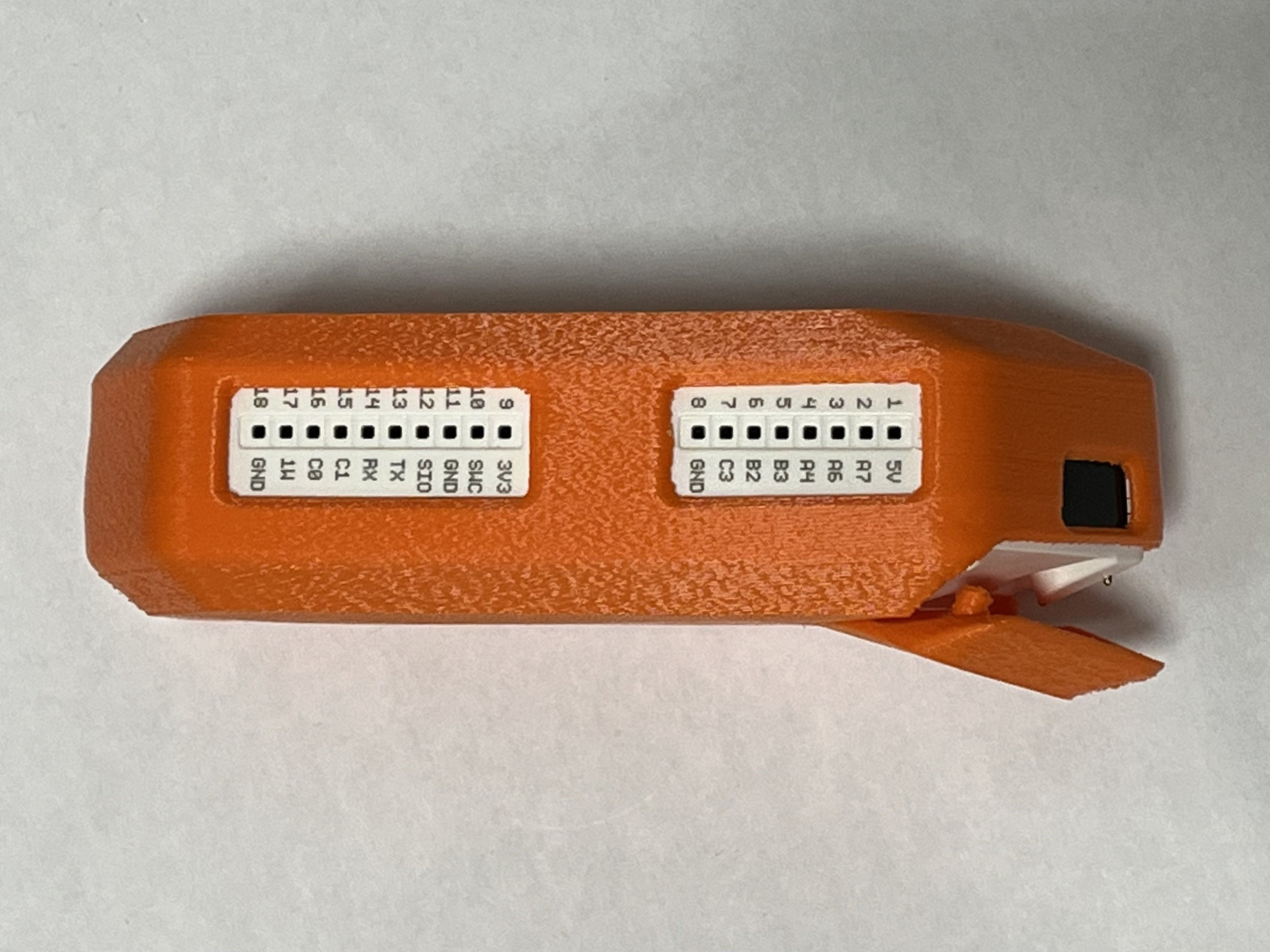 Soft TPU Bumper Flipper Zero With Integrated Ibutton Cover Orange With ...