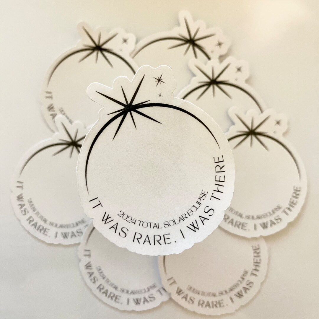 2024 Eclipse Sticker Memorabilia it Was Rare, I Was There Sticker Swift ...
