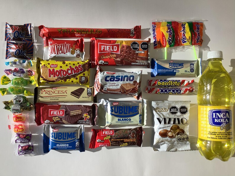 Peruvian Snack Box Variety Pack With 29 Pieces sweets - Etsy