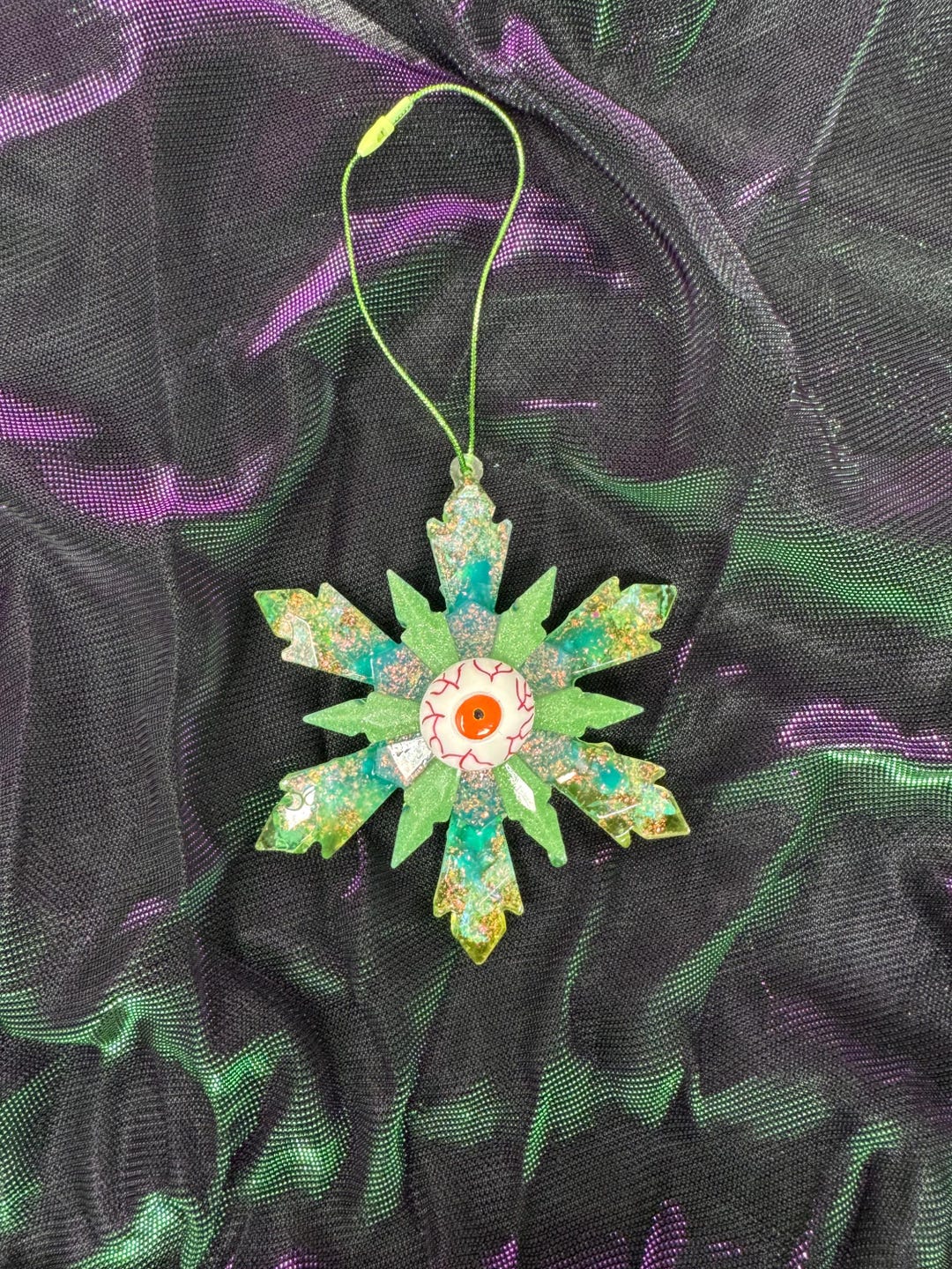 Eyeball Snowflake Ornament - Etsy