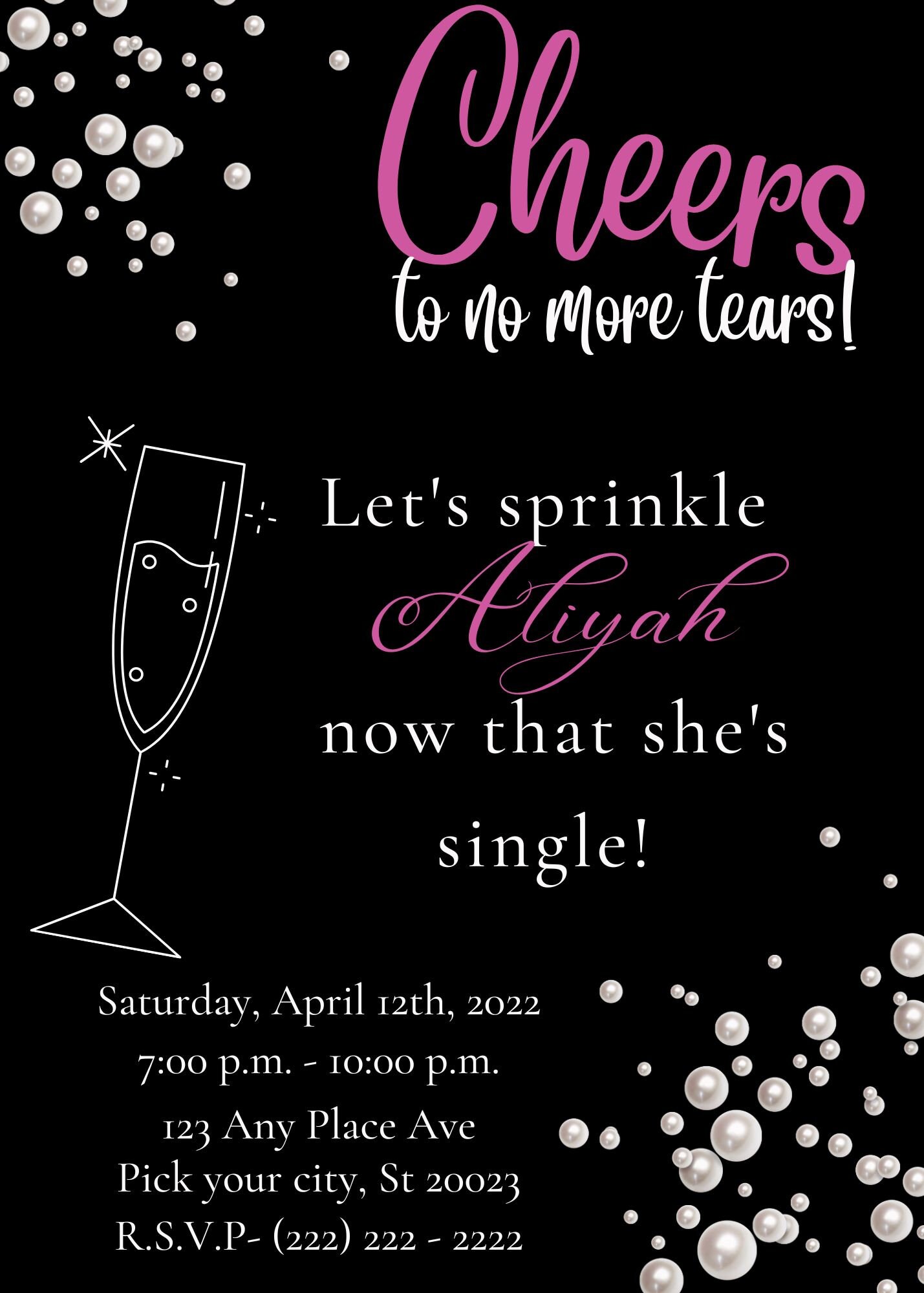 EDITABLE Divorce Party Invitation Divorce Party Invite - Etsy