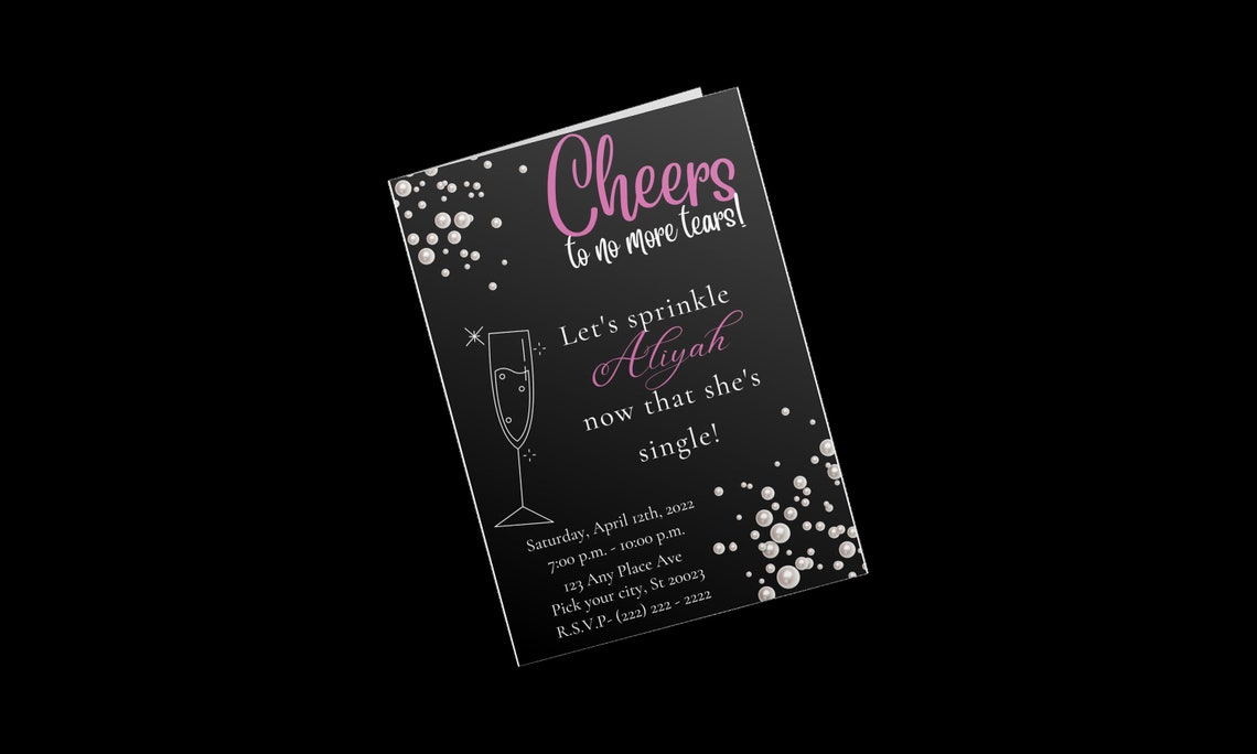 EDITABLE Divorce Party Invitation Divorce Party Invite - Etsy