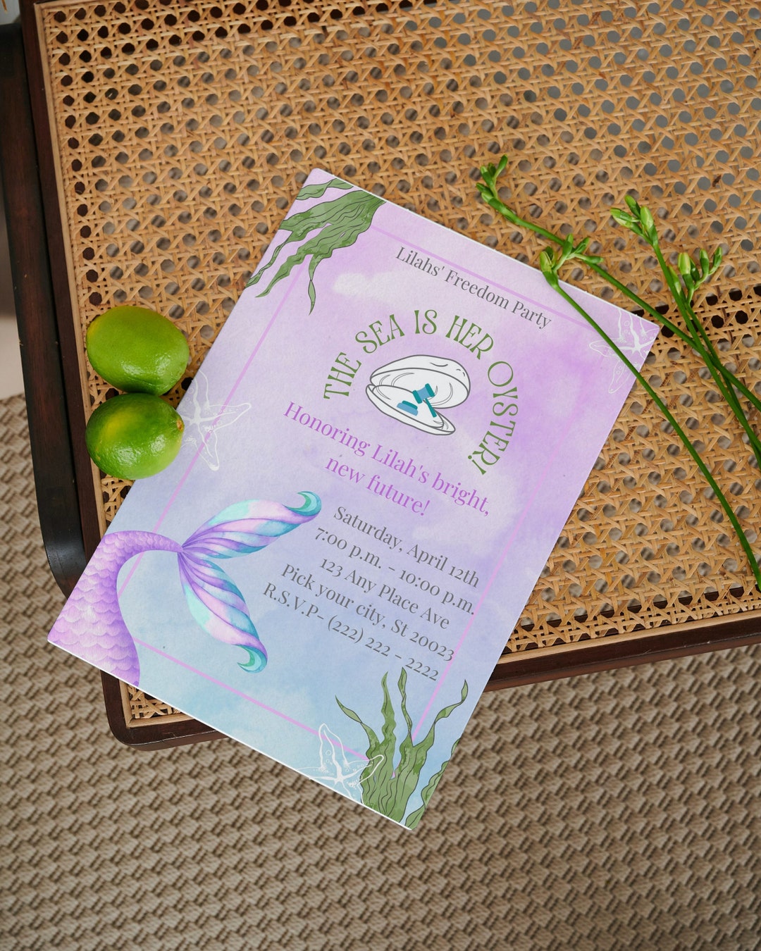 Divorce Party Invitation | Break up Party Invitation | Mermaid Divorce ...