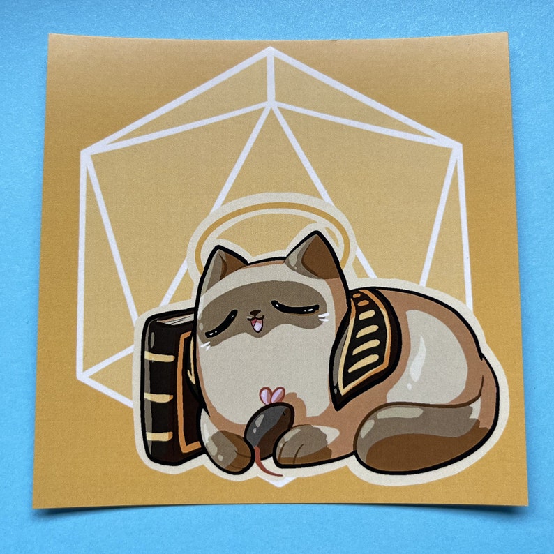 Dnd Cat Classes Mini Prints 5x5 artificer to Fighter - Etsy