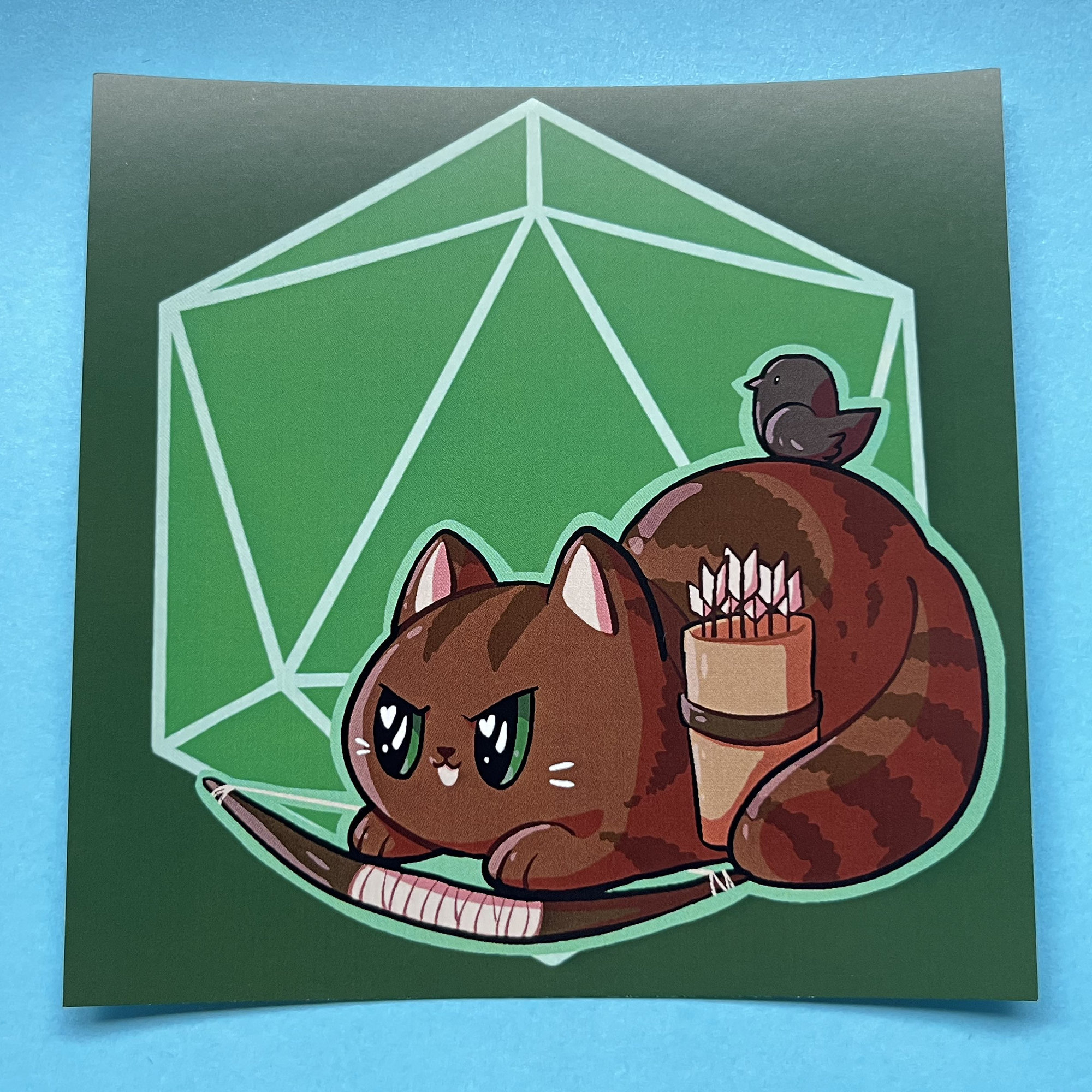 Dnd Cat Classes Mini Prints 5x5 monk to Wizard - Etsy