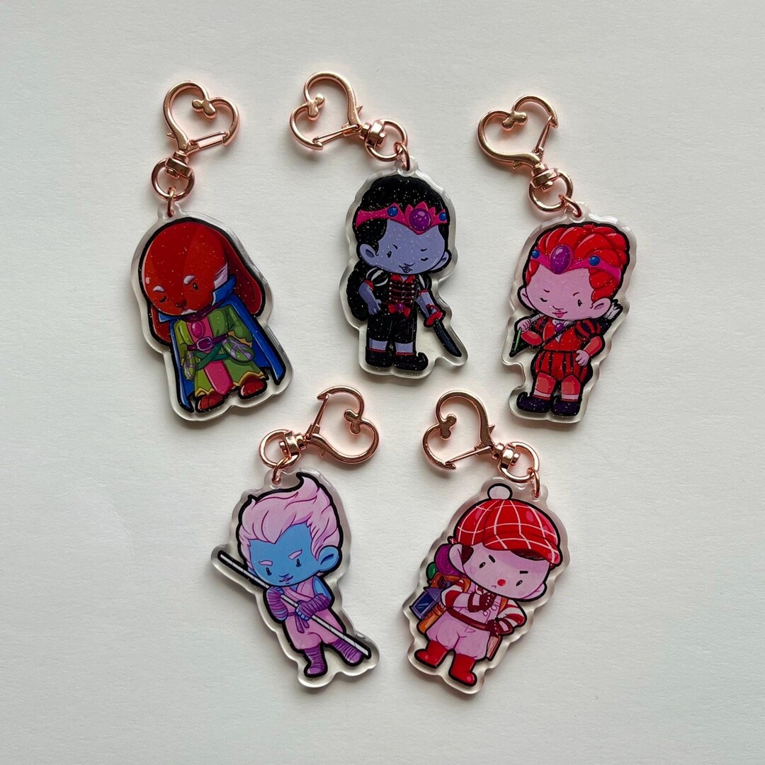 A Crown of Candy Dimension 20 Taste Buds 2.5" Acrylic Keychains - Etsy