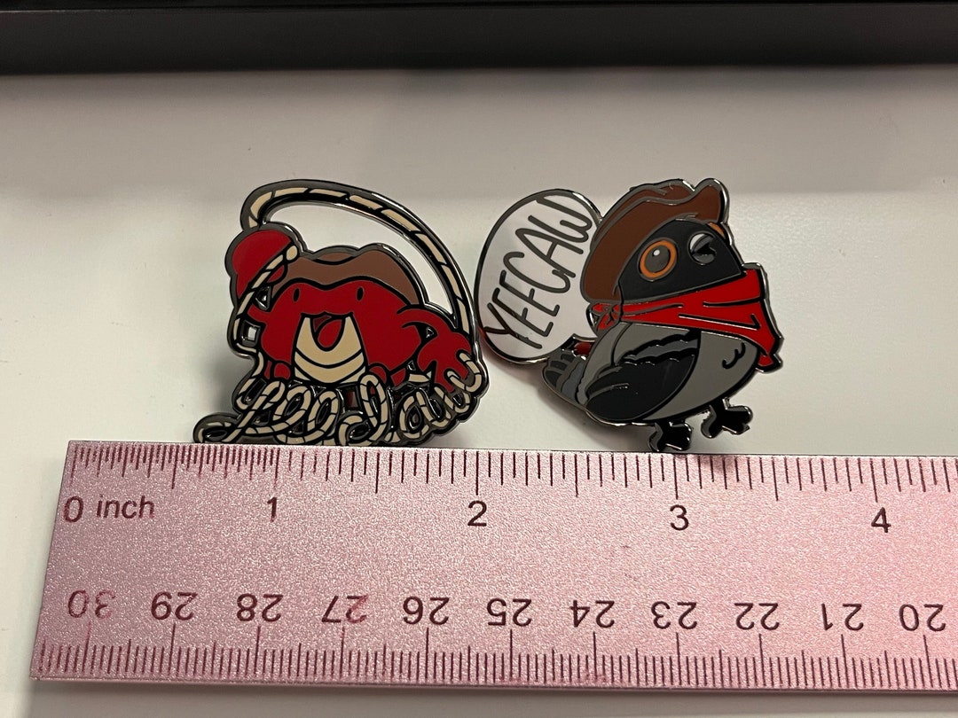 Yeeclaw Yeecaw Enamel 2" Pigeon Crab Pin - Pin Bazaar - Otakon Animenyc ...