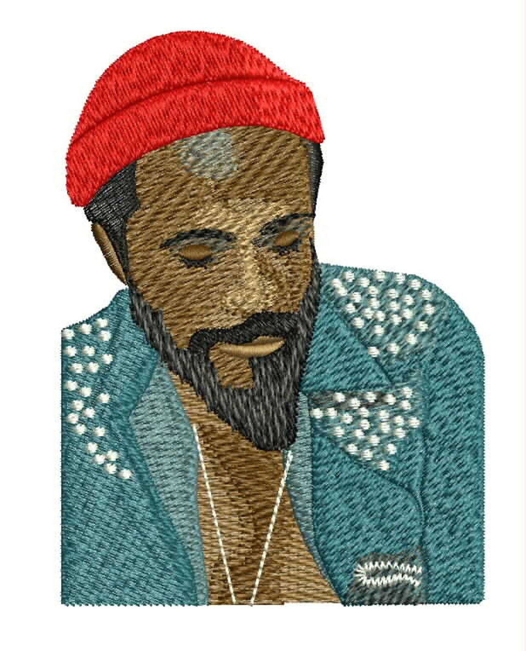 Marvin Gaye Embroidery Design - Etsy
