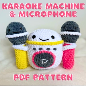 Microphone Knitting Pattern - Etsy