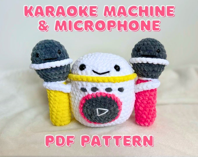 Toy Crochet Pattern Amigurumi Crochet Microphone Crochet Pattern PDF ...