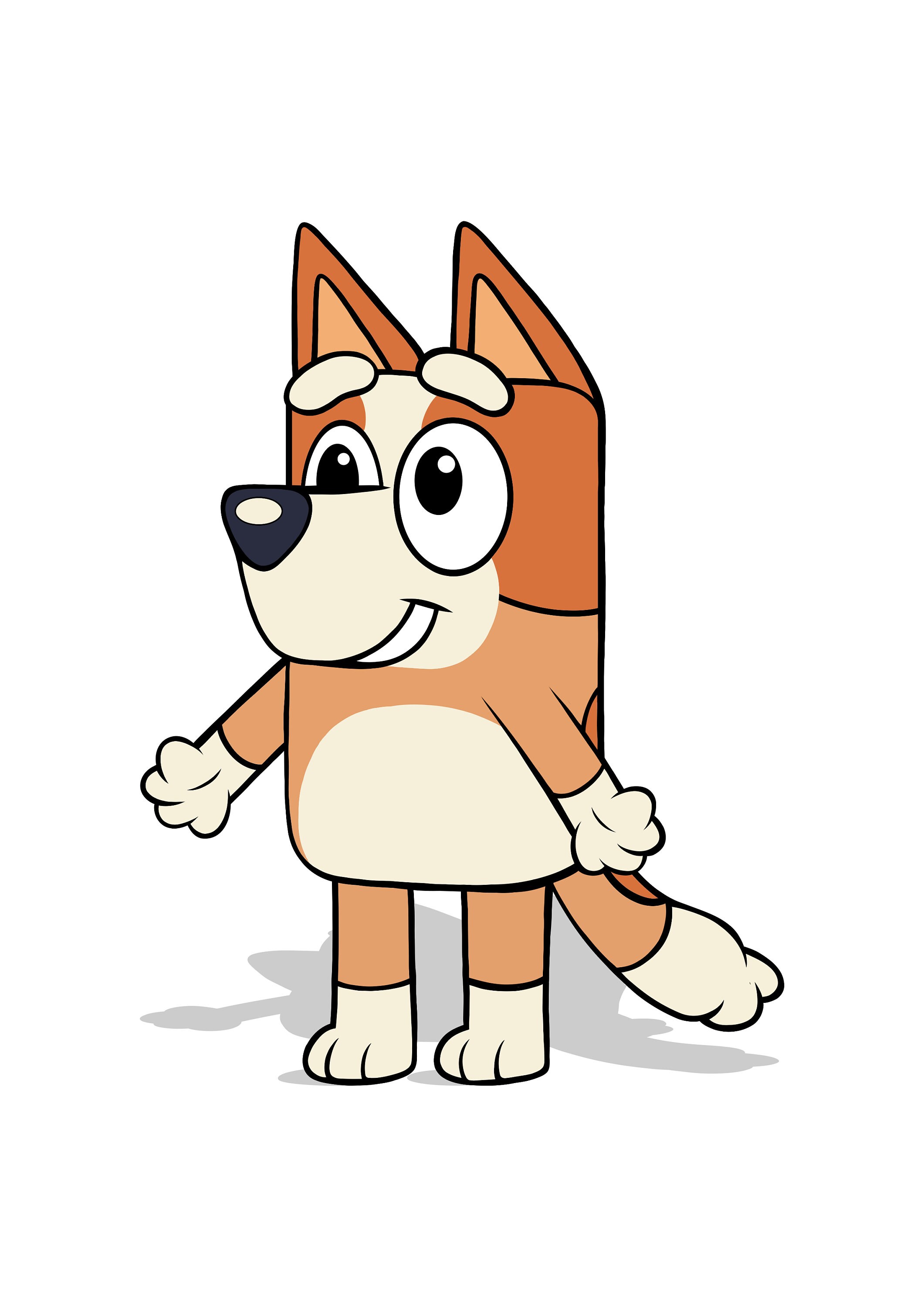 Bluey Sticker Pack of 4 - Etsy