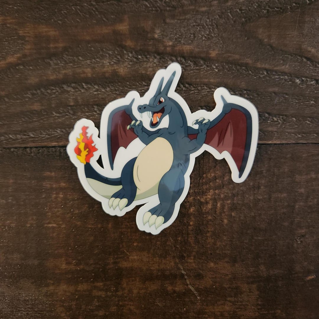 Shiny Charizard Sticker - Etsy