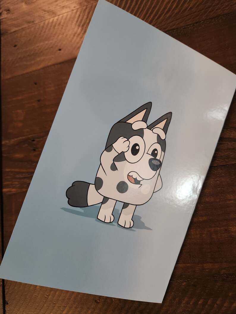 Bluey Greeting Card - Etsy