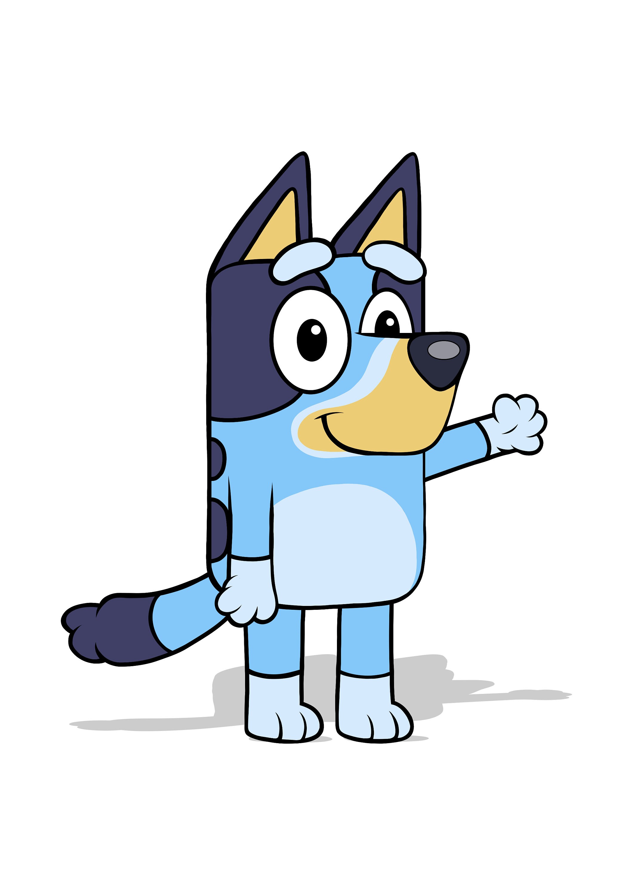 Bluey Sticker Pack of 4 - Etsy