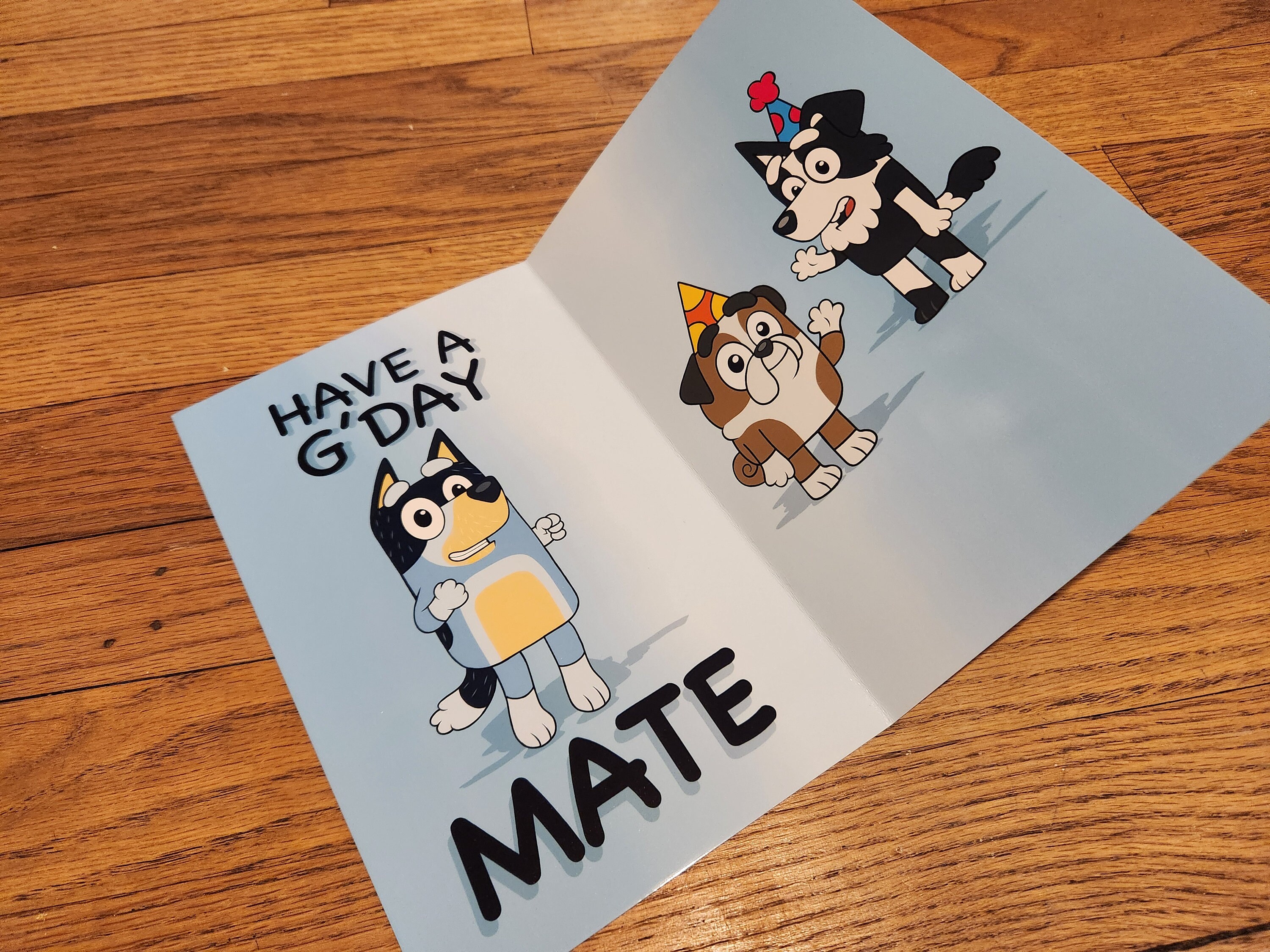 Bluey Greeting Card - Etsy