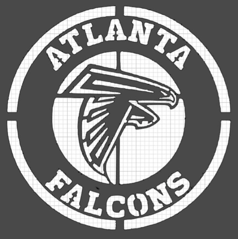 Falcons Plastic Stencil Custom Stencils on Wood Glass - Etsy