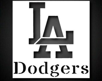 Los Angeles Dodgers Stencil 10x12 - Etsy