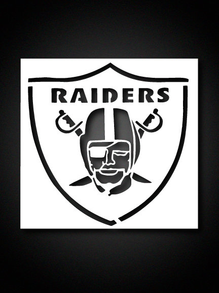Raiders Logo Stencil
