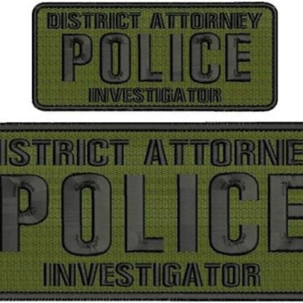 Police Embroidery - Etsy