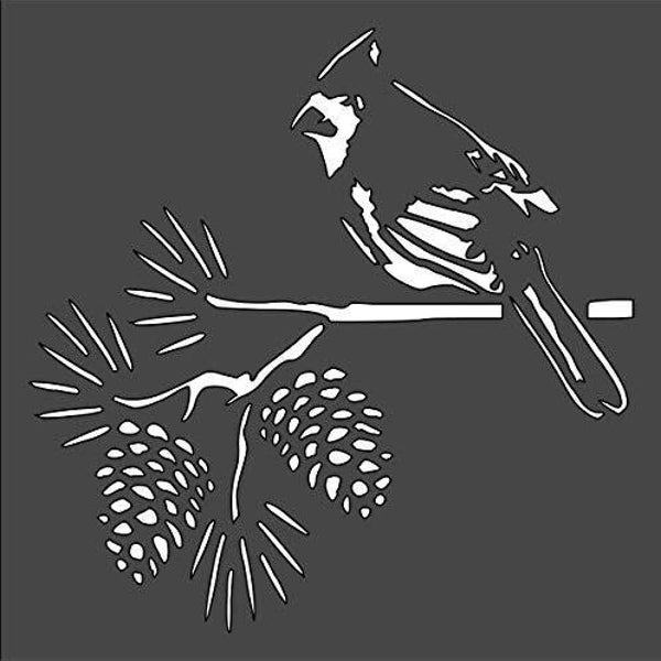 Cardinal Stencil - Etsy