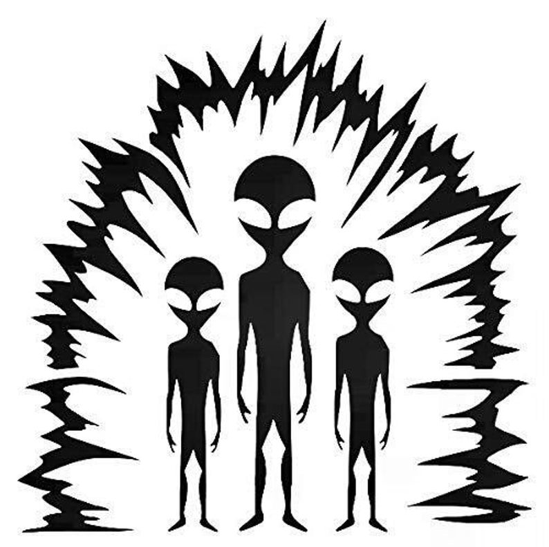 Aliens Stencil Custom Cut Plastic Sheet Template Cutout Sign DIY ...
