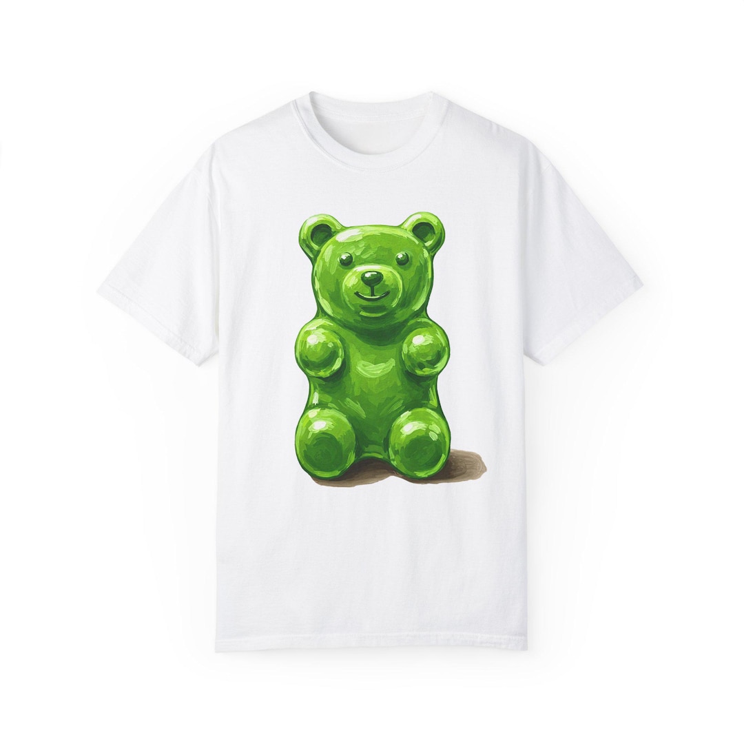 Green Gummy Bear T-shirt, Gummy Bear Candy Shirt, Gift for Candy Lovers ...