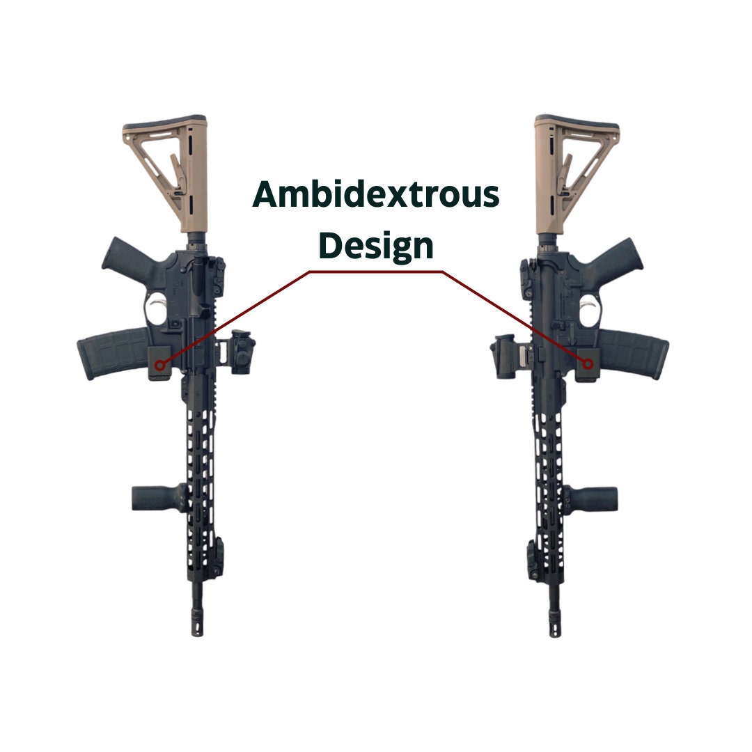 AR-15 Mount Wall / Rifle Tactical Gun Holder Rack Storage Home Defense ...