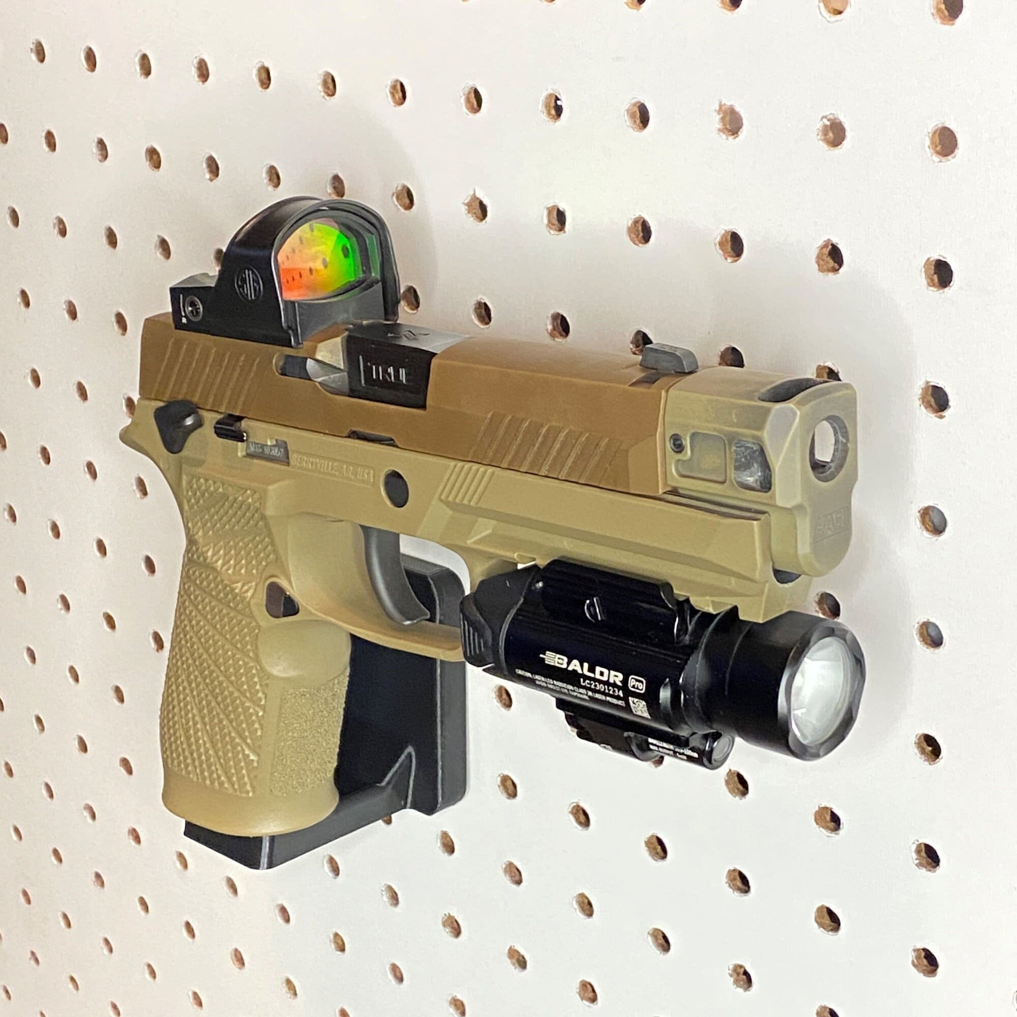 Sig Sauer P320 Mount Pegboard / Gun Holder Rack Storage Organizer ...